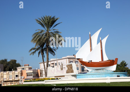 Kuwait roundabout in Sharjah, United Arab Emirates Stock Photo - Alamy