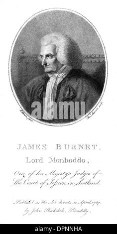 JAMES LORD MONBODDO Stock Photo - Alamy