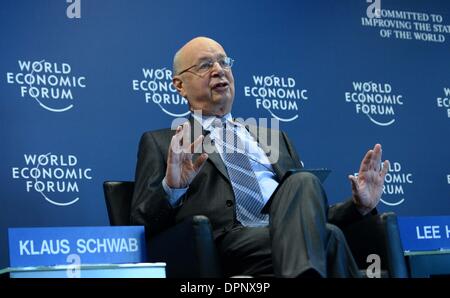 Geneva, WEF headquarters in Geneva. 15th Jan, 2014. Klaus Schwab ...