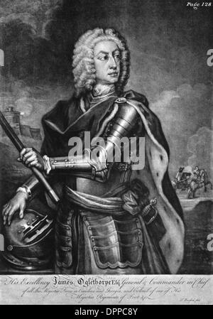James Edward Oglethorpe (1696-1785), founder of the colony of Georgia ...