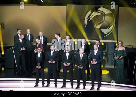 FIFA "FIFPro World XI Award" trophy for the 11 best players of the year ...