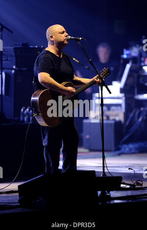 The American rock band Pixies with lead vocalist and guitarist Black ...