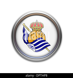 Real Sociedad flag logo icon symbol emblem Stock Photo - Alamy