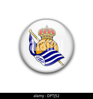 Real Sociedad flag logo icon symbol emblem Stock Photo - Alamy