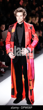 A model walks runway for Zang Toi show during New York Fashion Week at ...