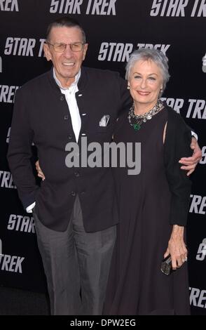 Leonard Nimoy and wife Susan Bay arrive for the "Star Trek Into ...