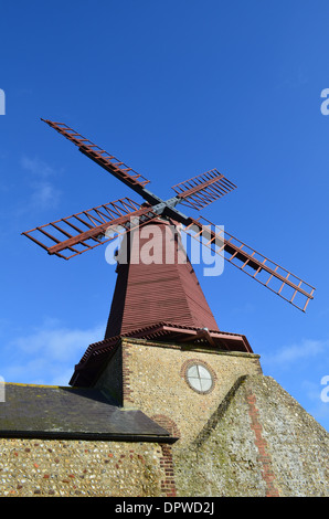 Windmill: Traditional old wooden windmill. UK Stock Photo - Alamy
