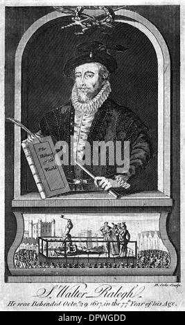 Sir Walter Raleigh awaiting execution in Old Palace Yard, Whitehall ...