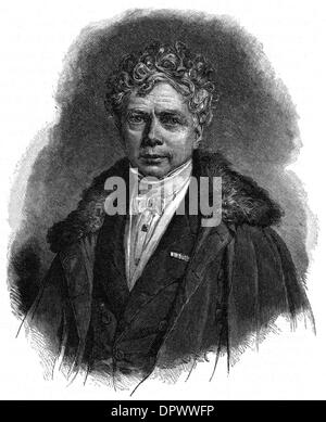 FRIEDRICH WILHELM von SCHELLING (1775-1854) German philosopher Stock ...