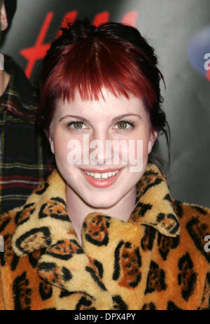 Hayley Williams from Paramore in concert during the Honda Civic Tour at ...