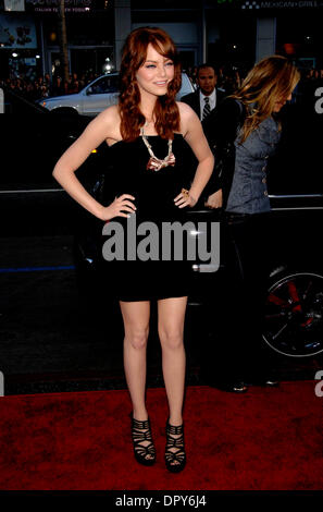 EMMA STONE GHOSTS OF GIRLFRIENDS PAST WORLD PREMIERE HOLLYWOOD LOS ...