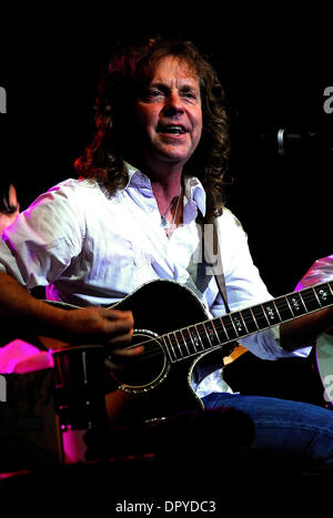 Damn Yankees bassist Jack Blades is shown performing on stage during a ...
