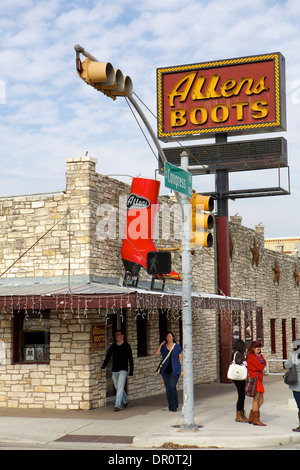 Allen Boots, cowboy boots, Austin, Texas, Usa (Editorial Use Only Stock ...