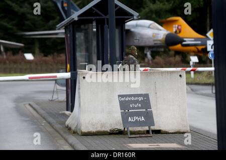 Buechel, Germany. 17th Jan, 2014. Colonel Andreas Korb, commander of ...