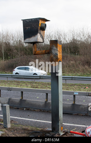 Hampshire police speed / safety camera van in use at Portsmouth Stock ...