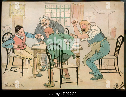 GENTS CARD GAME (1 OF 2 Stock Photo - Alamy