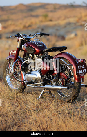 Vintage Royal Enfield Bullet with Triumph tank and mudguards from the ...