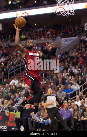 Philadelphia, Pennsylvania, USA . 17th Jan, 2014. Miami Heat small ...