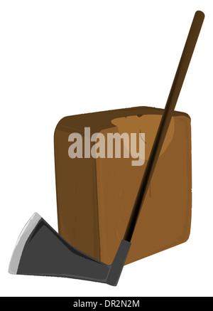 Execution Chopping Block Stock Photo - Alamy