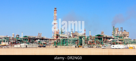 Petrochemical Plant in the Mesaieed Industrial City, Qatar Stock Photo ...