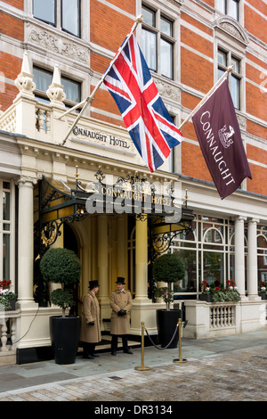 The Connaught five star luxury hotel, located in Mayfair, London. The ...