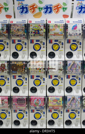 Gacha-Gacha toy vending machines, Shinjuku, Tokyo Stock Photo - Alamy