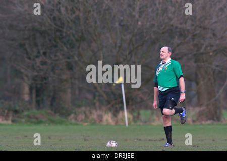a rugby referee warms up Stock Photo - Alamy