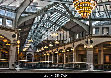 Inside Grand Avenue Mall Milwaukee Wisconsin HDR Stock Photo - Alamy