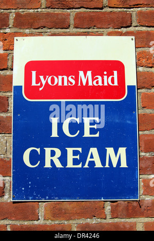 Old Lyons Maid ice cream poster Stock Photo - Alamy