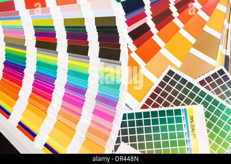 RAL sample colors catalogue Stock Photo - Alamy