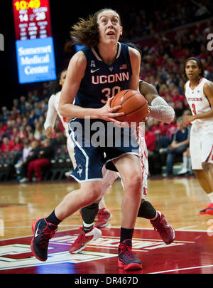 Connecticut’s Breanna Stewart during the first half of an NCAA college ...