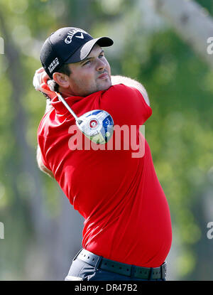 Patrick Reed hits his tee shot on the seventh hole during the first ...