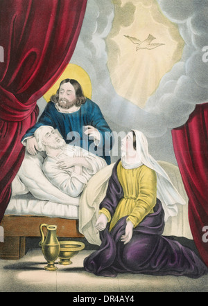 Death of Saint Joseph Stock Photo - Alamy
