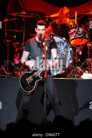 Dean Back of Theory of a Deadman performs during Sonic Temple Art and ...