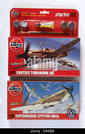 Airfix Supermarine Spitfire MkIa scale model Stock Photo - Alamy