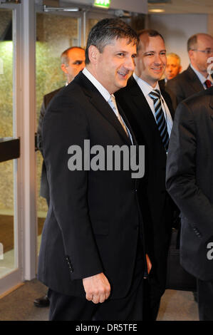 Austrian Finance Minister Michael Spindelegger delivers his budget ...