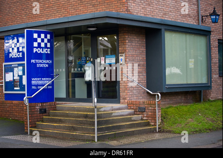 Rural Police Station at Peterchurch Herefordshire England UK Stock ...