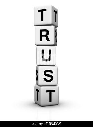 Diagram of trust Stock Photo - Alamy