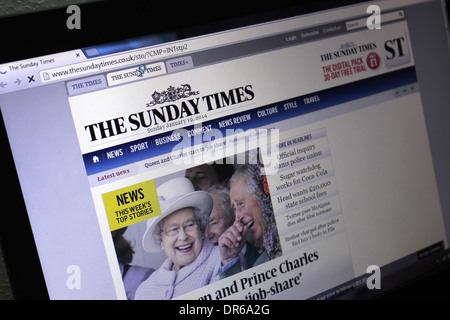 The Sunday Times Newspaper Stock Photo - Alamy