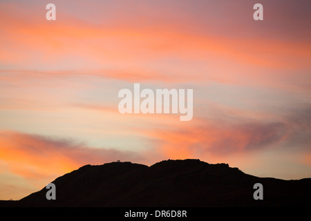 Sunset over Fairfield in the Lake District UK Stock Photo - Alamy