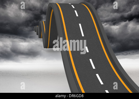 Bumpy road backdrop Stock Photo - Alamy