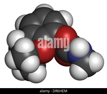 Carbofuran carbamate pesticide molecule. Insecticide that is also ...