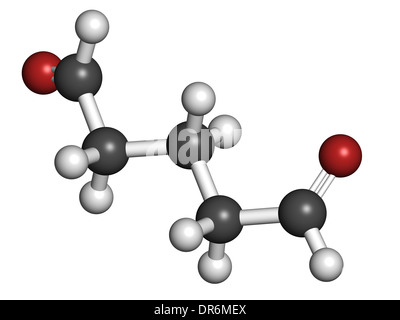 Glutaraldehyde (glutaral) disinfectant molecule. Used in disinfection ...