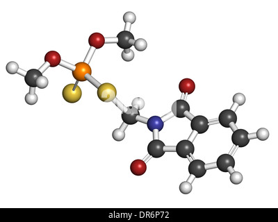 Phosmet organophosphate insecticide molecule Stock Photo - Alamy