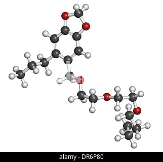 Piperonyl butoxide (PBO) pesticide synergist molecule. Increases ...