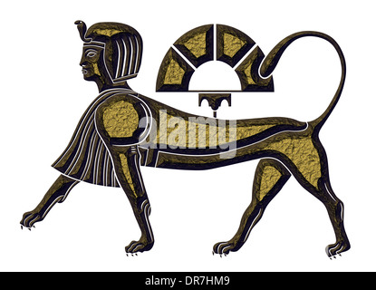 Sphinx - mythical creature of ancient Egypt Stock Photo - Alamy