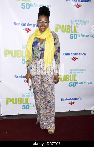 Crystal Dickinson at arrivals for 50th Anniversary Public Theater Gala ...