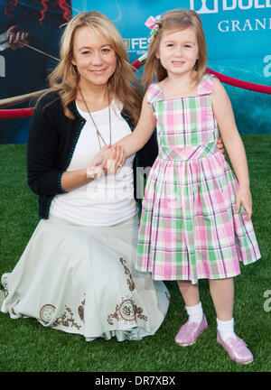 Megyn Price & Daughter at the 2012 Los Angeles Film Festival World ...