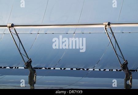 Cylindrical parabolic collectors, generating energy at a solar energy ...