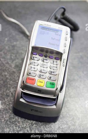 Streamline debit/credit payment card transaction machine on counter ...